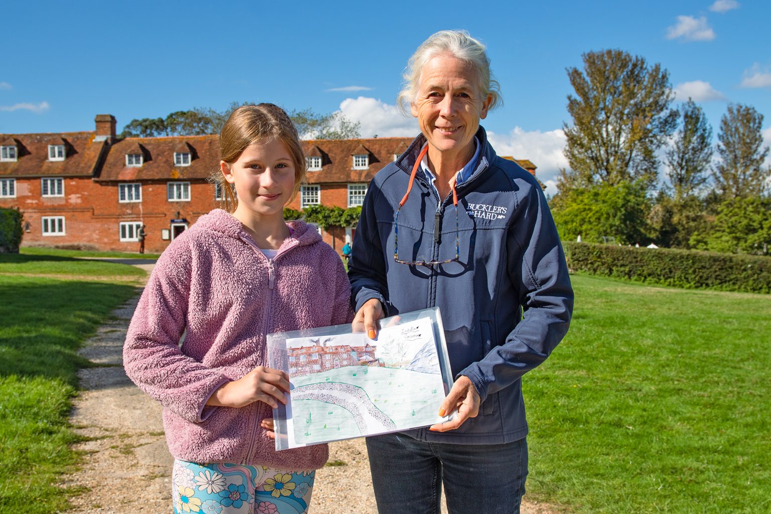 Winners of the Art of Buckler's Hard People's Award and kids ...